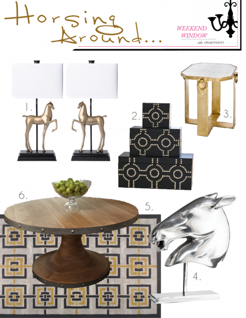 Weekend Window {Horsing Around} - studio | ten | 25